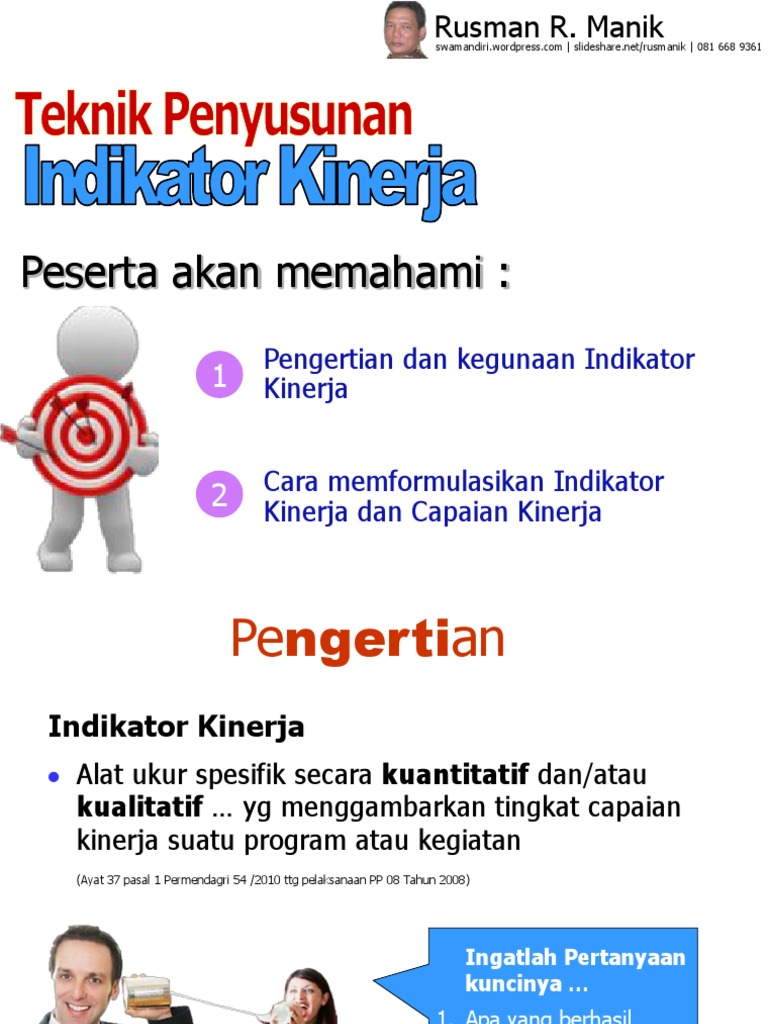Indikator dan Target Kinerja Kegiatan | PDF | Bisnis