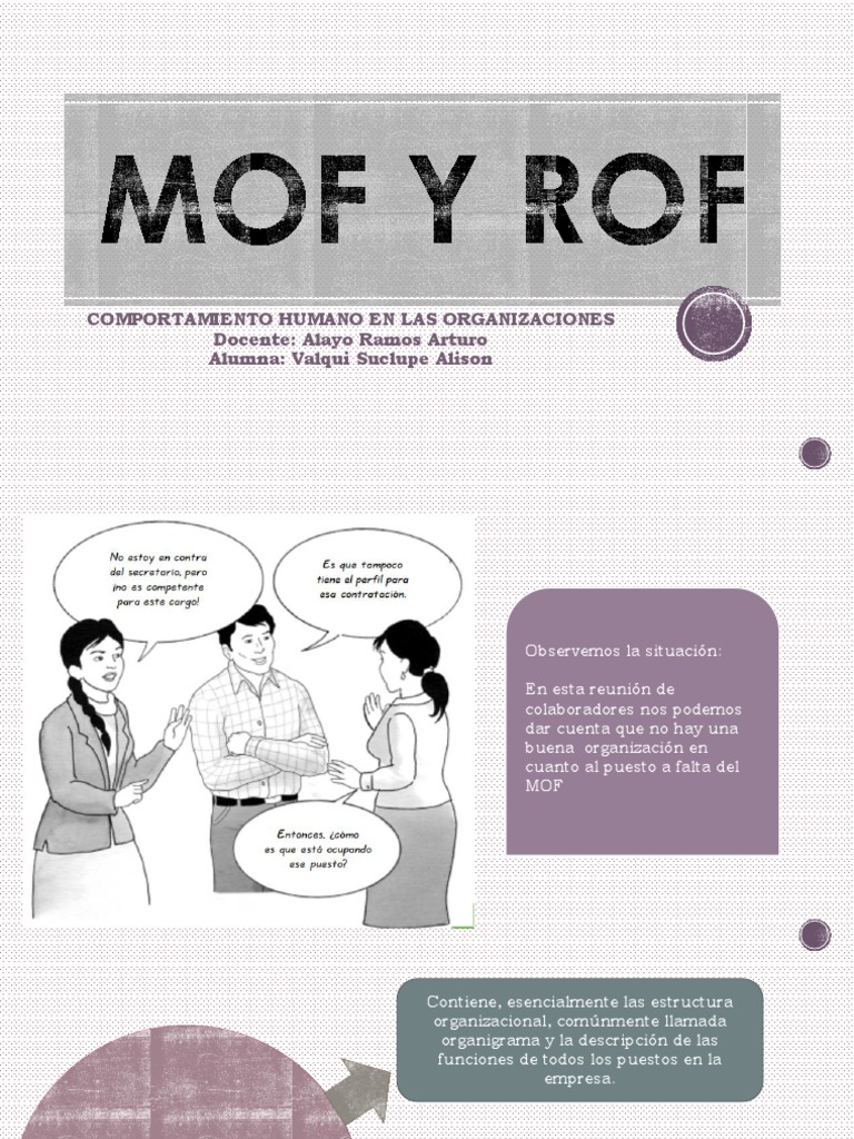 Mof y Rof | PDF | Calidad (comercial) | Business