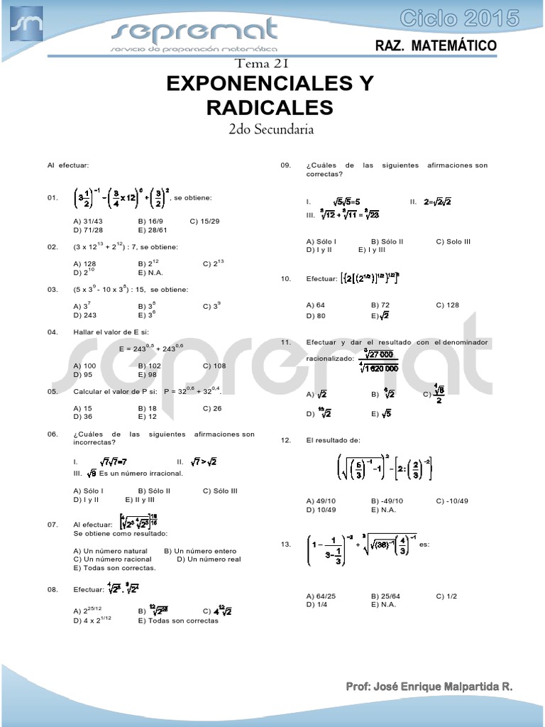 2do Sec - RM - III Sem PDF | PDF | Triángulo | Matemática Elemental