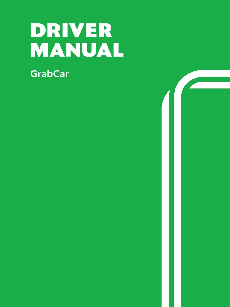 GrabCar Driver Manual Overview | PDF | Service Industries | Internet