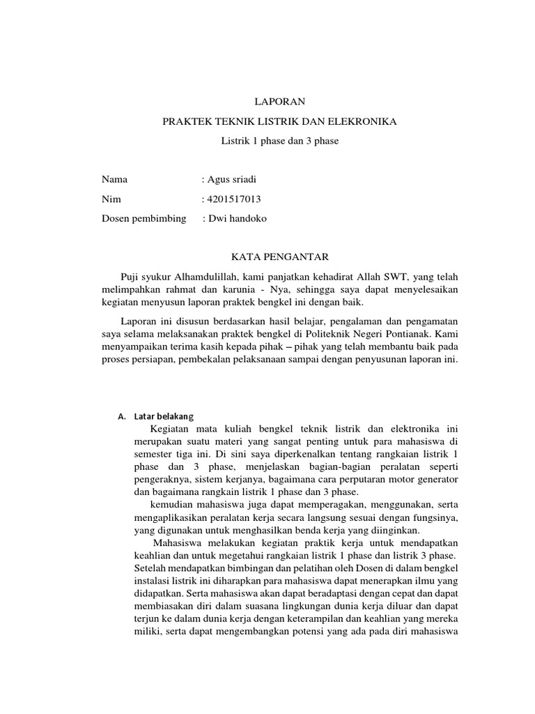 AAA Listrik 1 Phasa Dan 3 Phasa | PDF