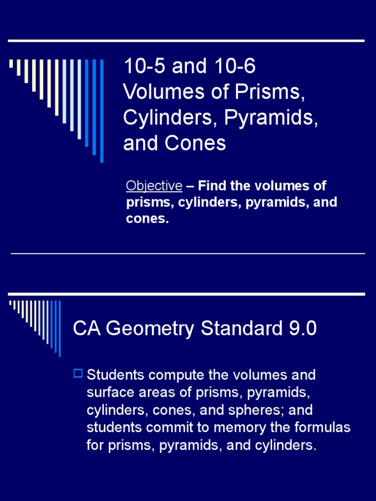 Volume Formulas | Download Free PDF | Volume | Sphere