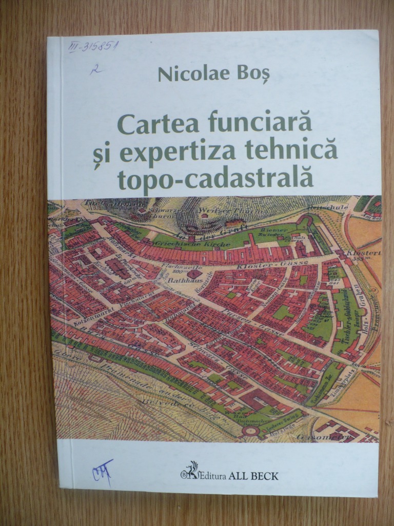 Bos Cartea Funciara Si Expertiza Tehnica Topo-Cadastrala | PDF