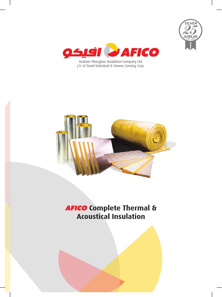 Afico Brochure | Thermal Insulation | Duct (Flow)