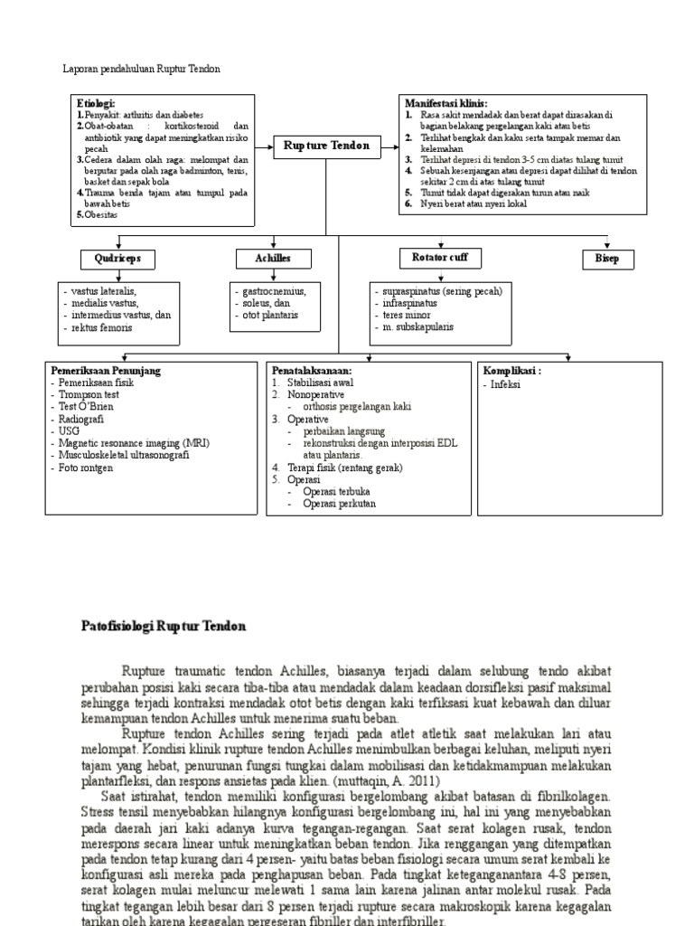 LP Ruptur Tendon | PDF | Sains & Matematika