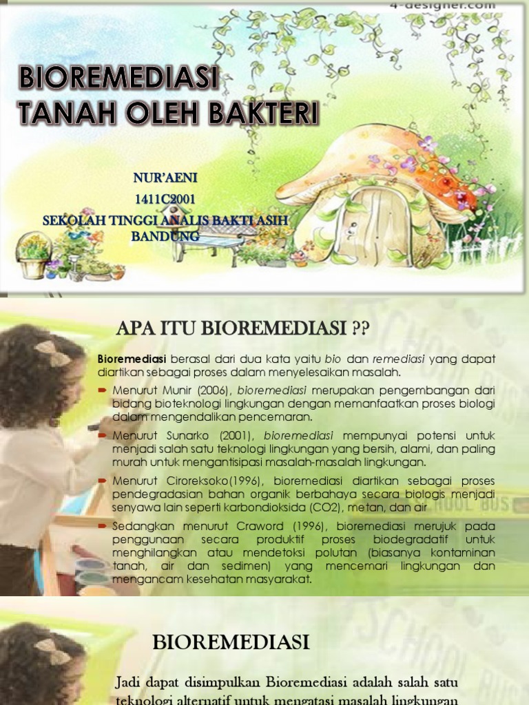 Proses Bioremediasi Tanah oleh Bakteri | PDF