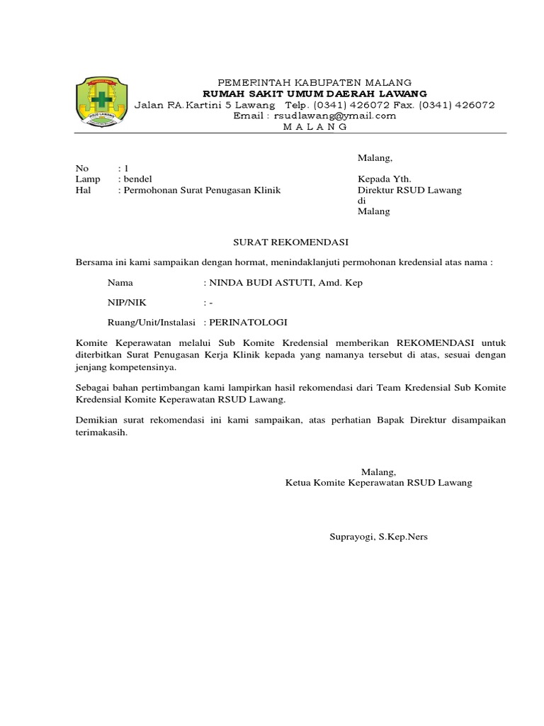 Form RKK Ninda | PDF