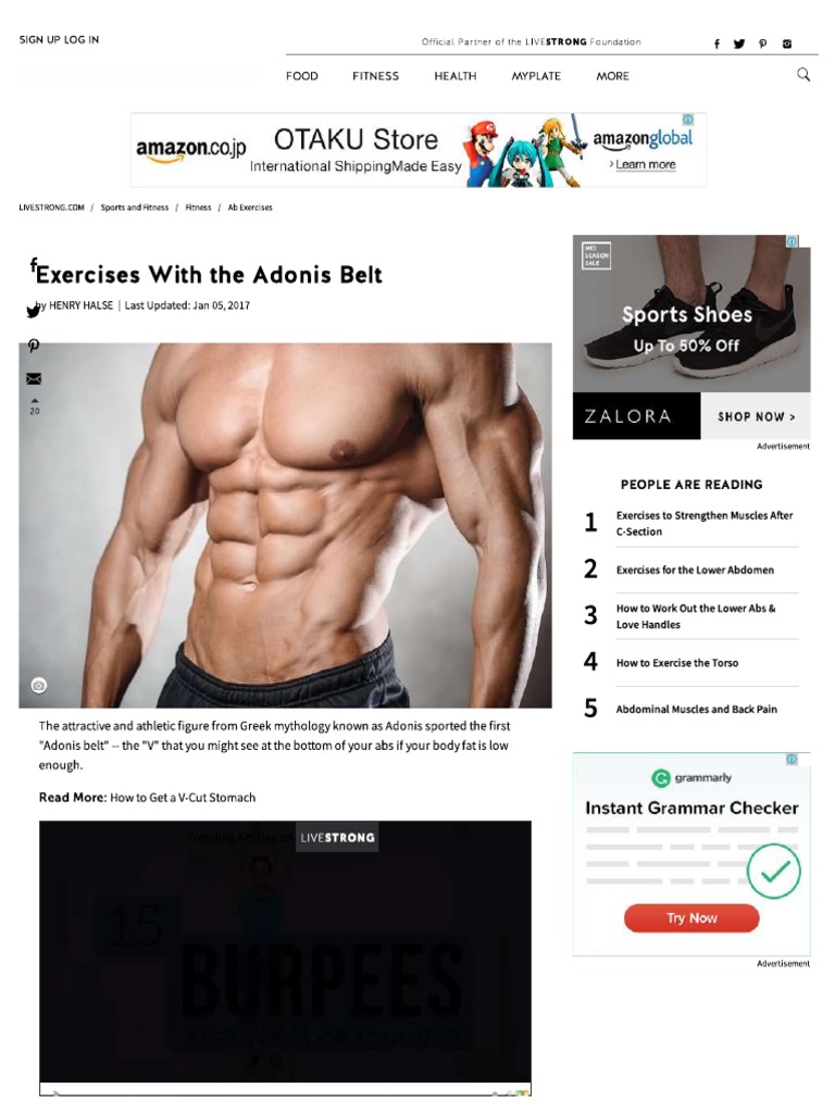 Adonis Belt II | PDF