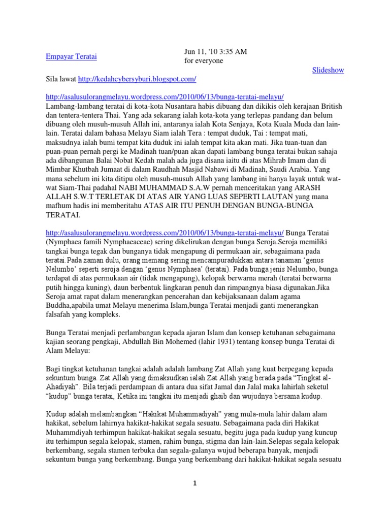 Empayar Teratai | PDF