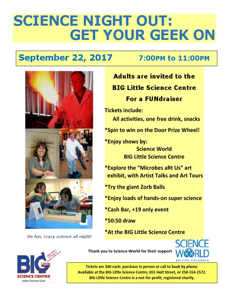Science Night Out Poster 2 | PDF