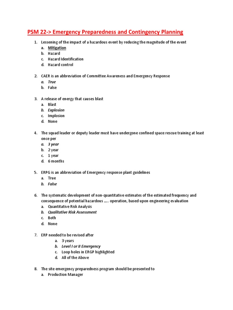PSM 22 | PDF | Risk Assessment | Risk