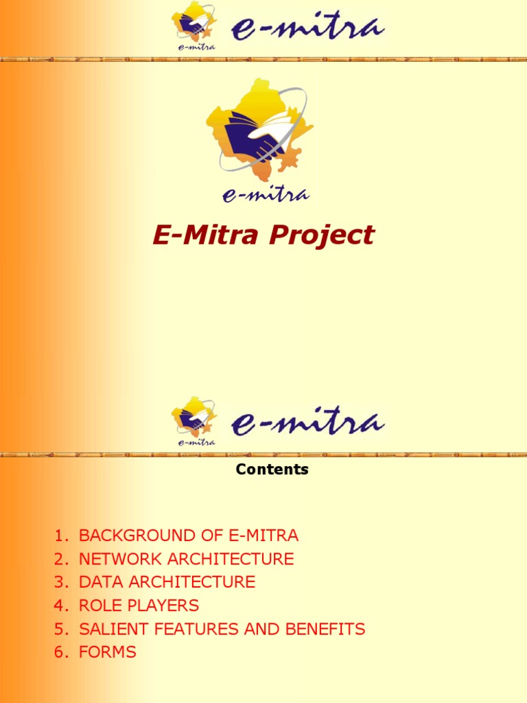 E-Mitra Project Overview and Features | PDF | Databases | Oracle Database