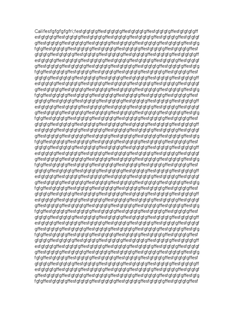 A Repeated String of Random Characters | PDF