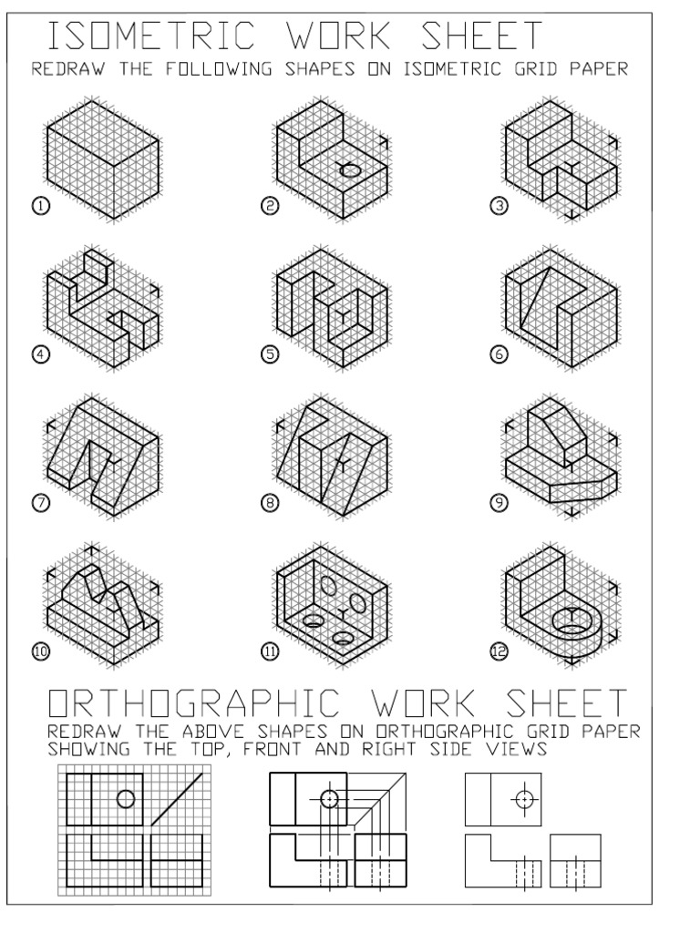 3 Iso Ortho Shapes | PDF