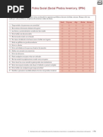 OCI-R Español Obsessive Compulsive Inventory | PDF | Sicología