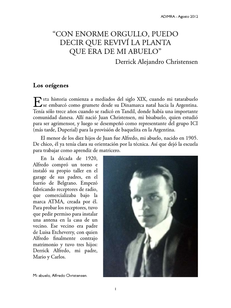 Derrick Christensen | PDF | Aluminio | Industrias