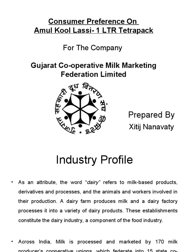 Amul Kool Lassi Consumer Preferences | PDF | Dairy | Food And Drink