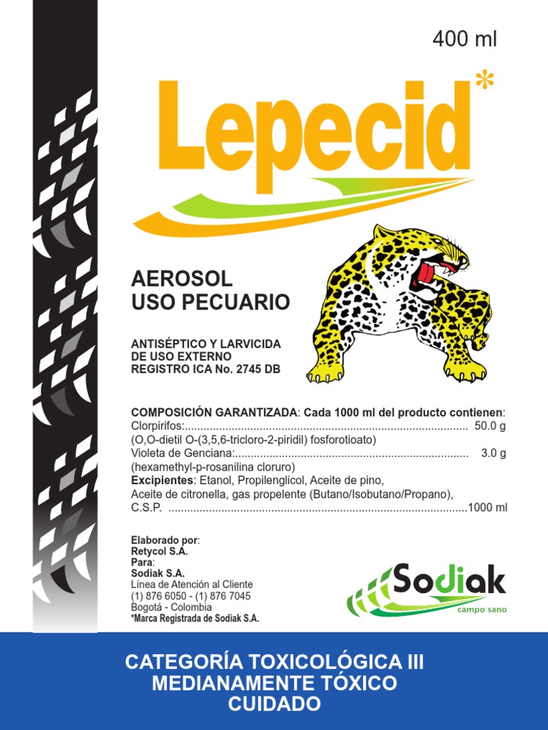 Lepecid Ficha Tecnica | PDF | Agua | Alimentos