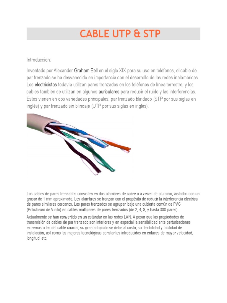 CABLE UTP | Redes | Electricidad