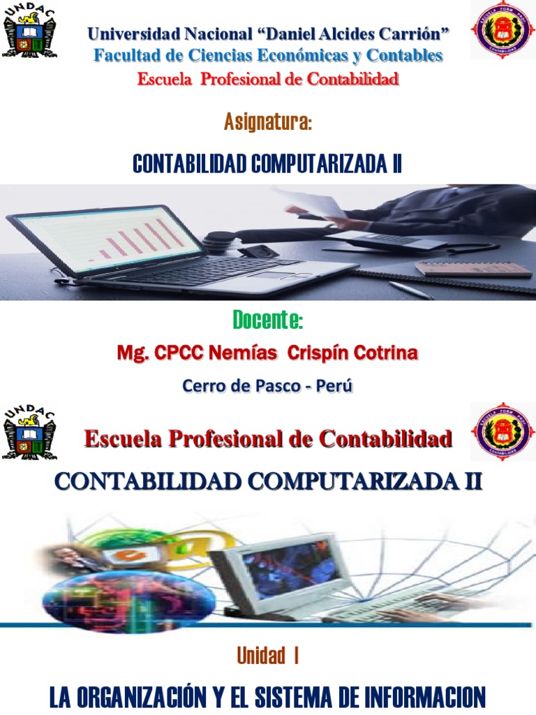 Contabilidad Computarizada II Unidad I-2016-B | PDF | Planificación de ...