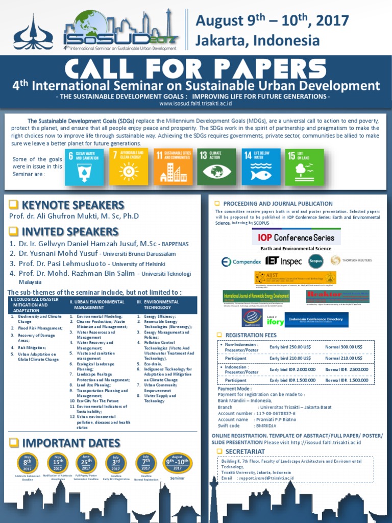 Poster 4th Isosud Scopus | PDF | Sustainability | Climate Change Mitigation