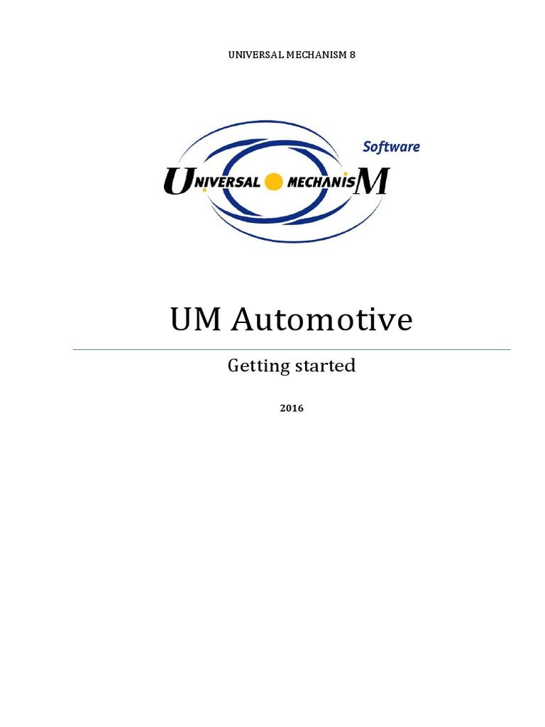 Gs Um Automotive | PDF | Steering | Simulation