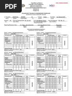 Deped Form 138-E Report Card Grades 4 To 6 Blank | PDF