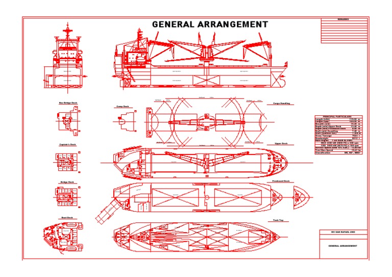 Vessel General Arrangement | PDF | Water Transport | Watercraft