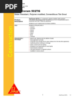 Pds Sikatop 550seal | PDF | Concrete | Chloride