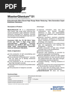 Basf Masterglenium Sky 8851 Tds | PDF | Concrete | Cement
