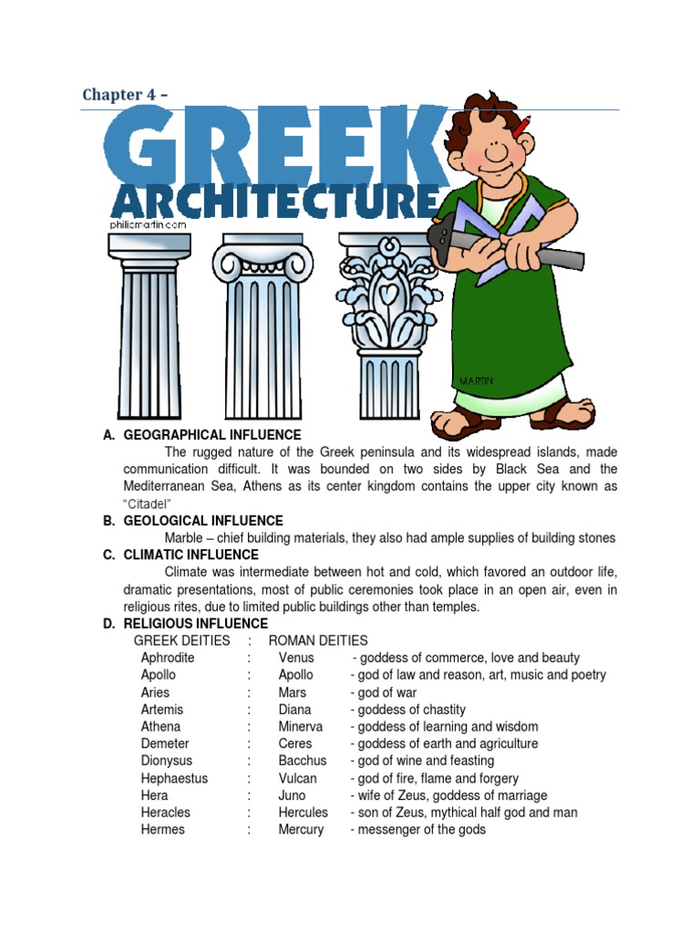 Lesson3 GREEK Architecture | PDF | Deities | Architectural Design