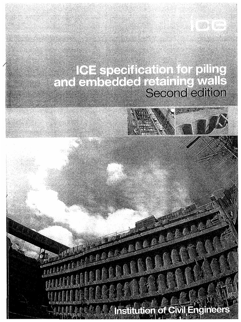 Water Retention of DWall Pages From ICE SPERW - Spec For Piling and Embedded Retaining Walls | PDF