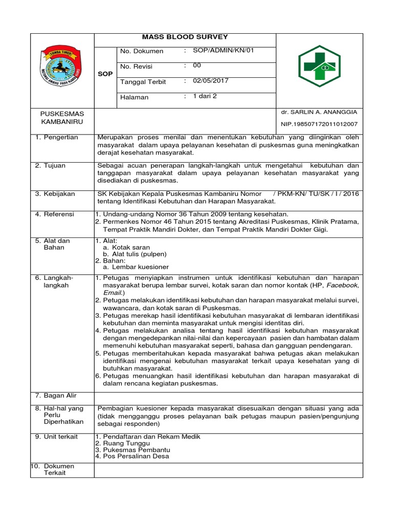 Tujuan dan Proses MBS Malaria di Puskesmas | PDF