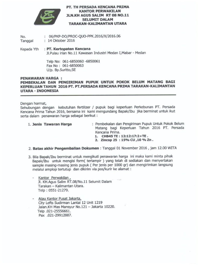 Img 161013090602 PT - Kertopaten Kencana | PDF