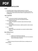 Glass Process Flow Chart | PDF | Glasses | Homogeneous Chemical Mixtures