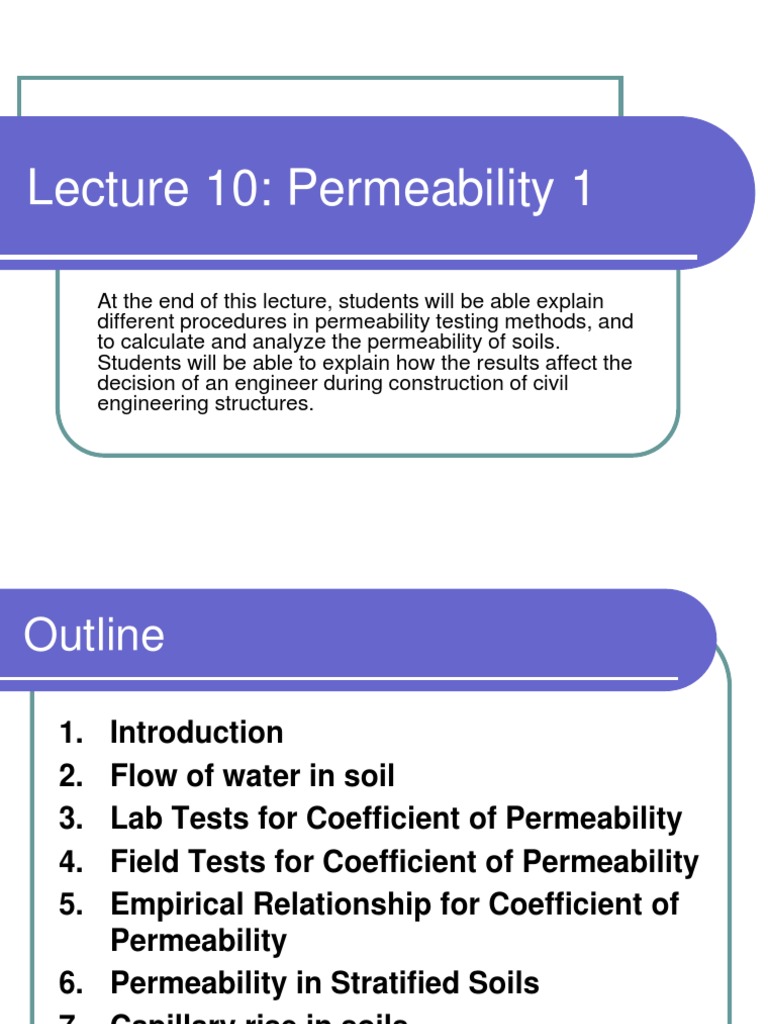 Permeability | PDF | Permeability (Earth Sciences) | Porosity