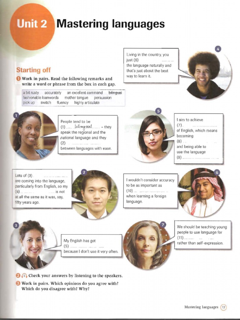 Complete CAE - Unit 2 | PDF | Linguistics | English Language