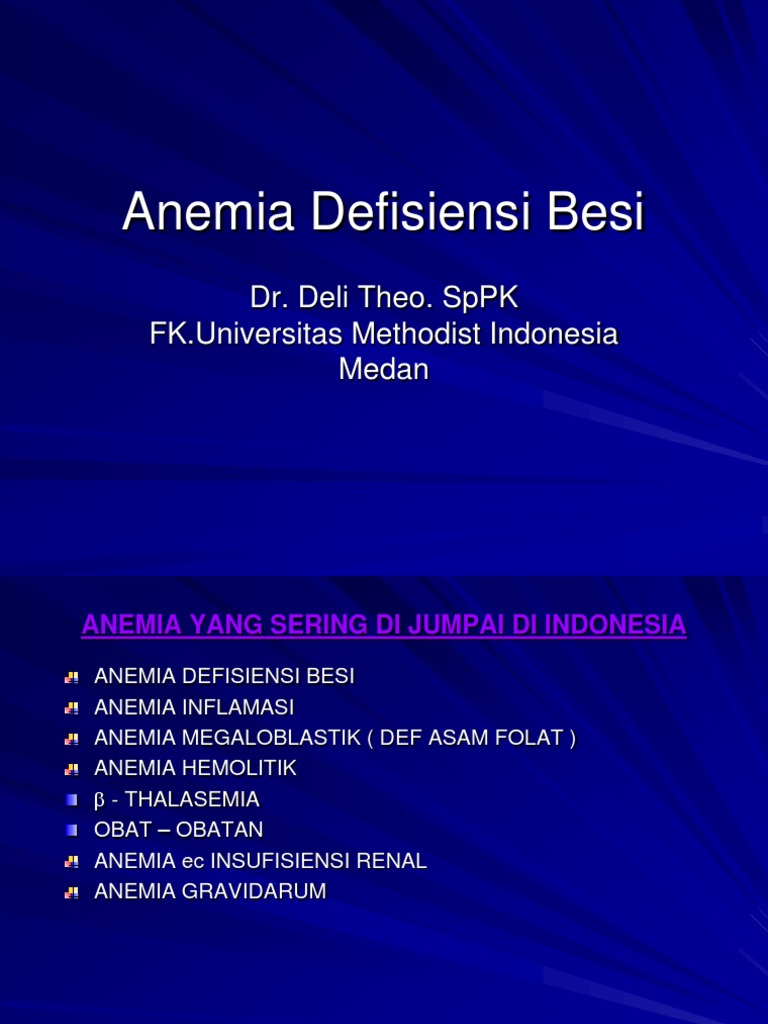 Anemia Defisiensi Besi | PDF | Iron | Anemia