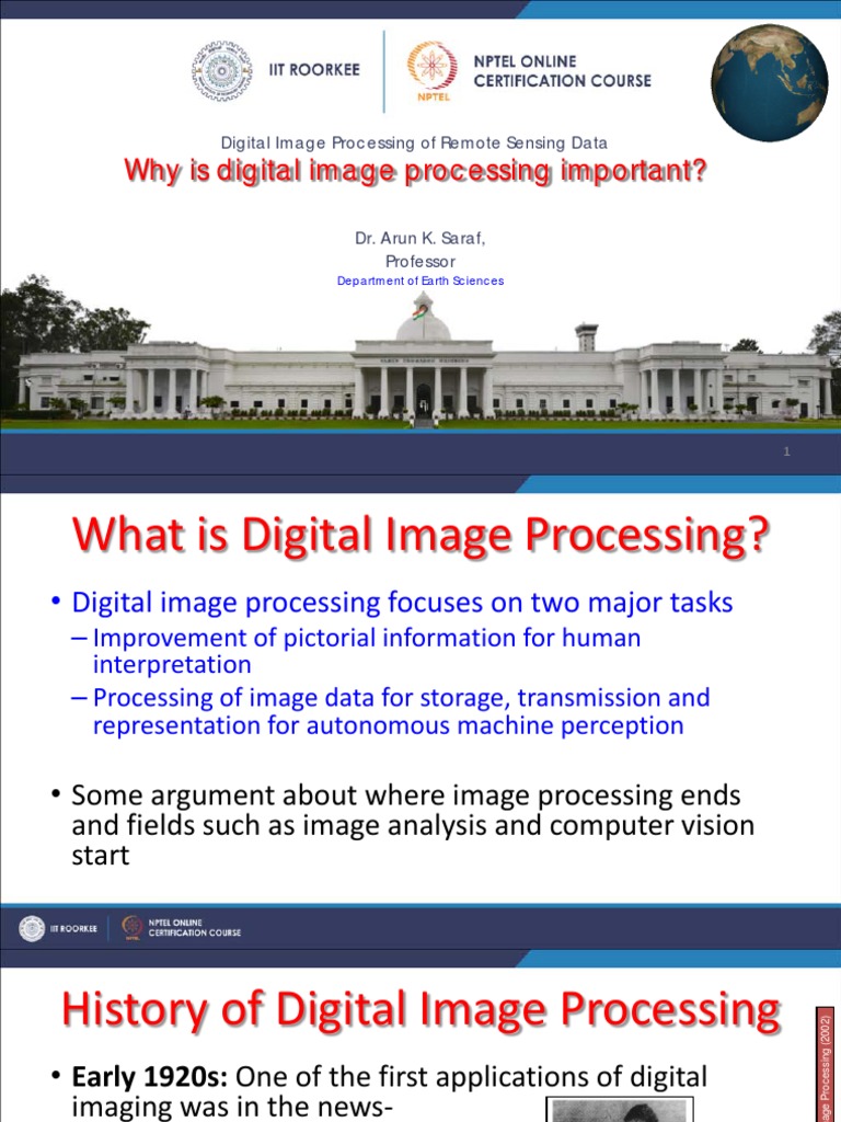 Week-1 Module-3 Why Is Digital Image Processing Important | PDF | Image ...