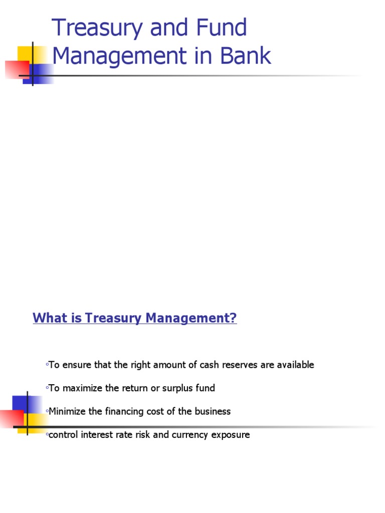 Treasury and Fund Management in Bank123