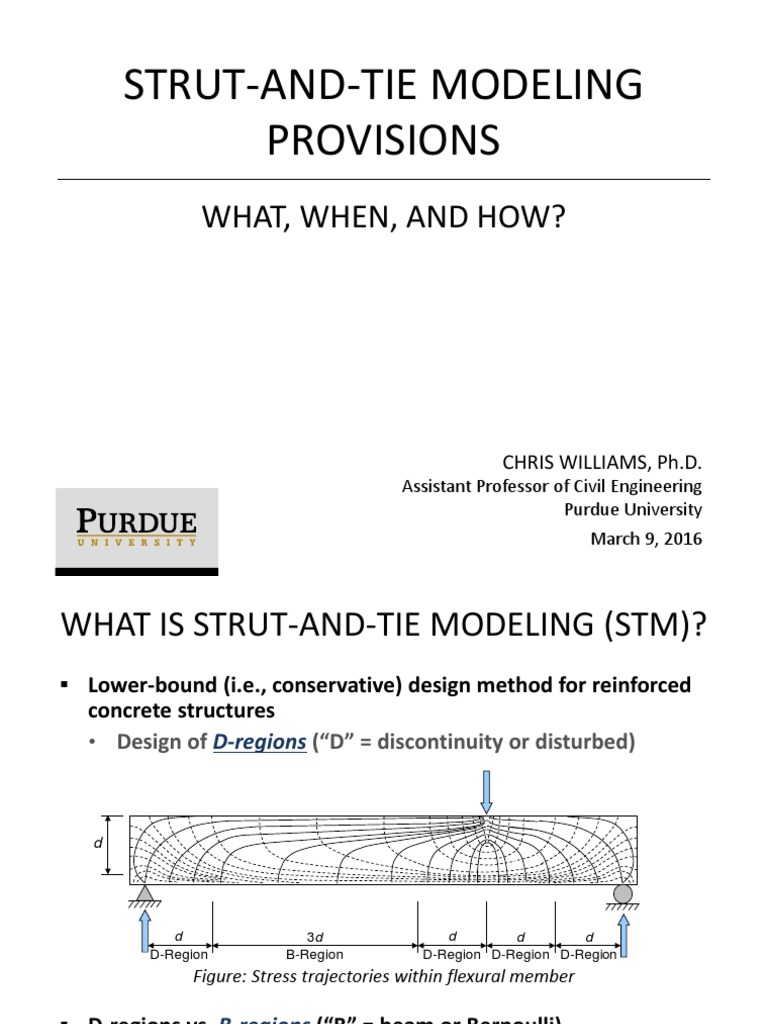 Strut-And-Tie Modeling Provisions- What When and How | Strength Of ...