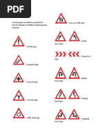 Zimbabwe Road Traffic Signs | PDF