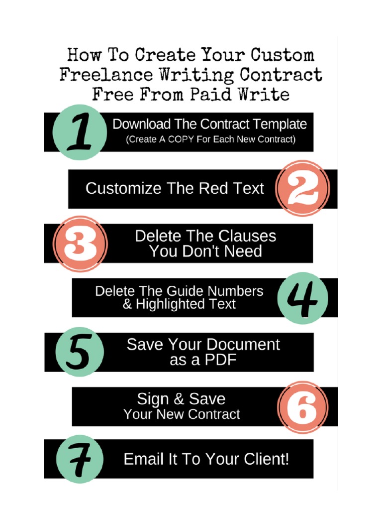 Freelance Writing Contract Template | PDF | Lawsuit | Freelancer