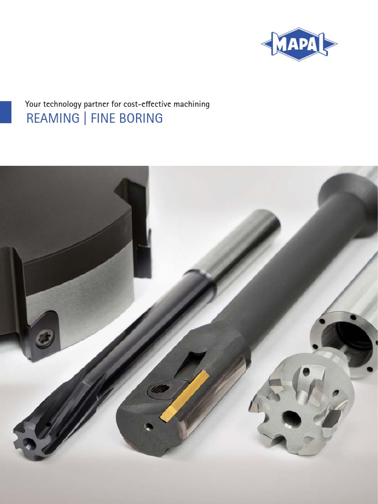 MAPAL Reaming Fine Boring | PDF | Machining | Tools