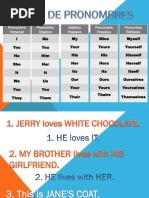 Personal Pronouns. Pronombres Personales | PDF