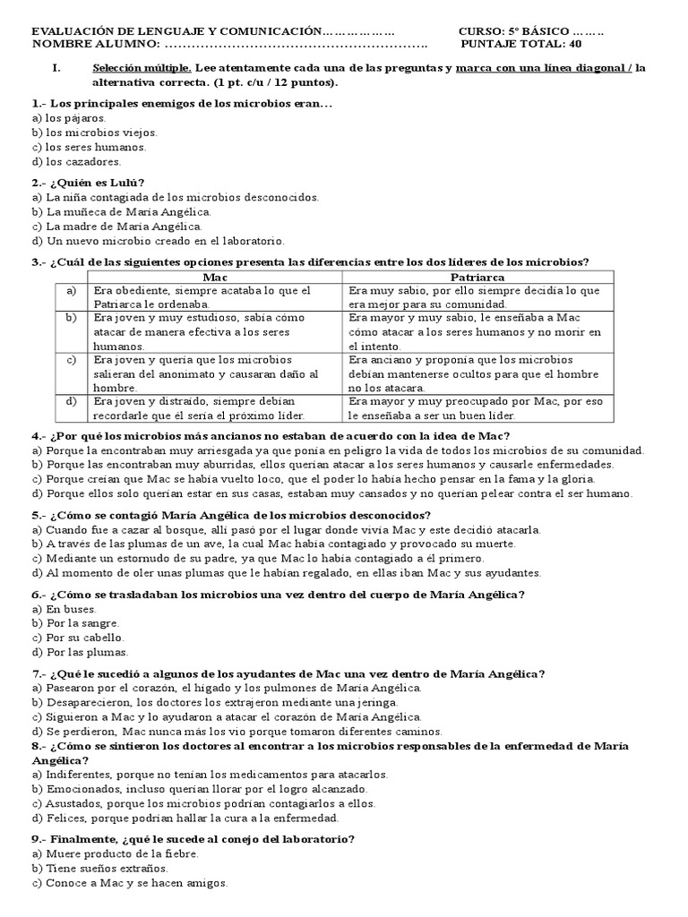Prueba - Mac, El Microbio Desconocido | PDF | Salud y bienestar | Medicina