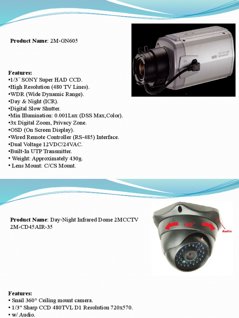 CCTV Security Cameras | PDF | Camera | Charge Coupled Device