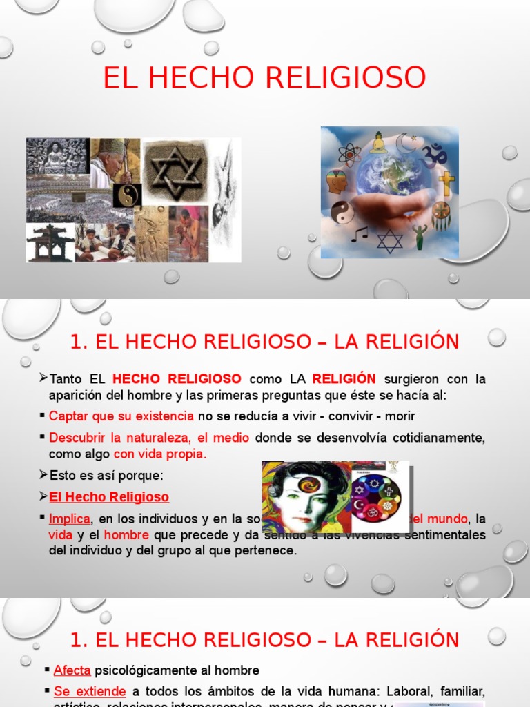 El Hecho Religioso | PDF | Los símbolos | Mitología
