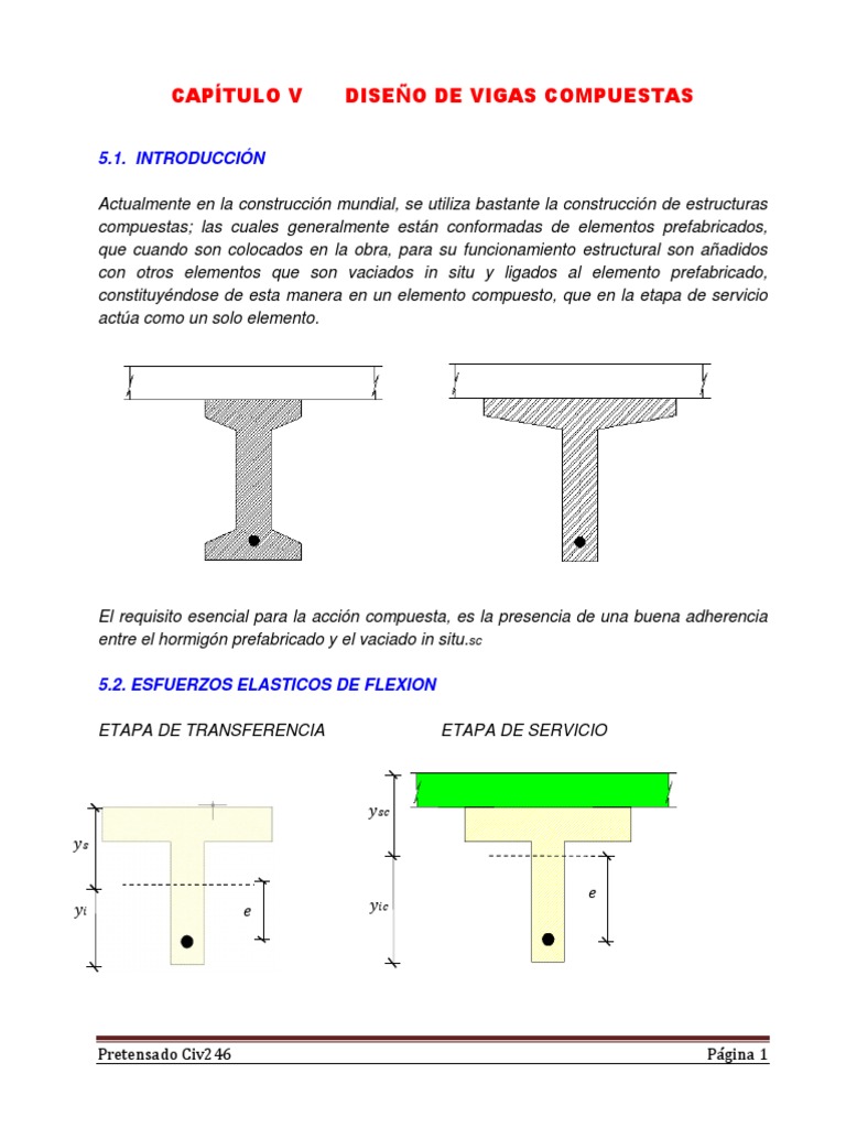 Diseño de Vigas Compuestas