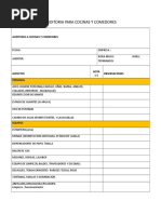 Check List de Limpieza para Restaurantes | PDF | Cocina, comidas y vino